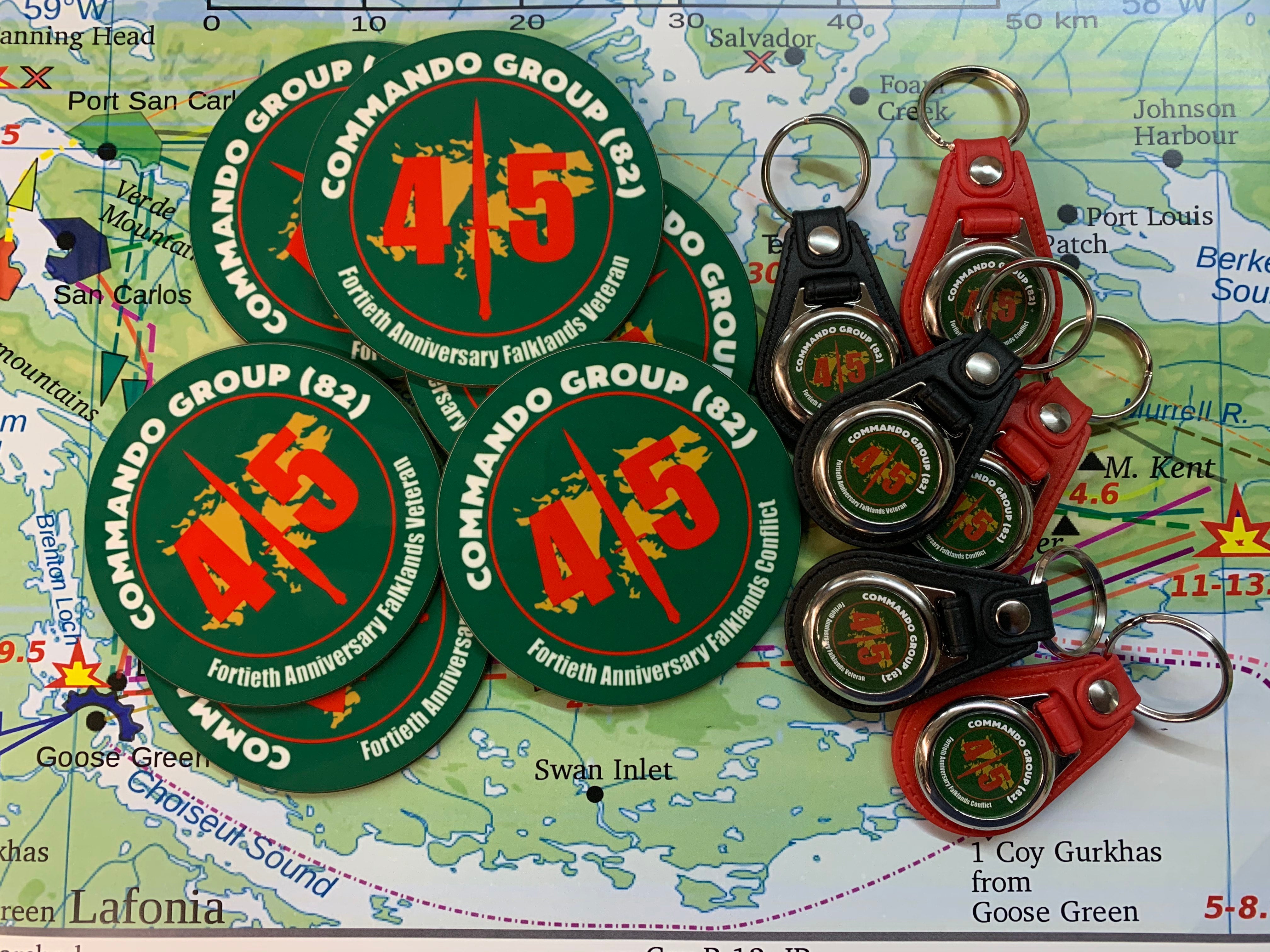 45 Commando Group 1982 Falklands Coaster | AJ TYPESETTERS DESIGN TO PRINT